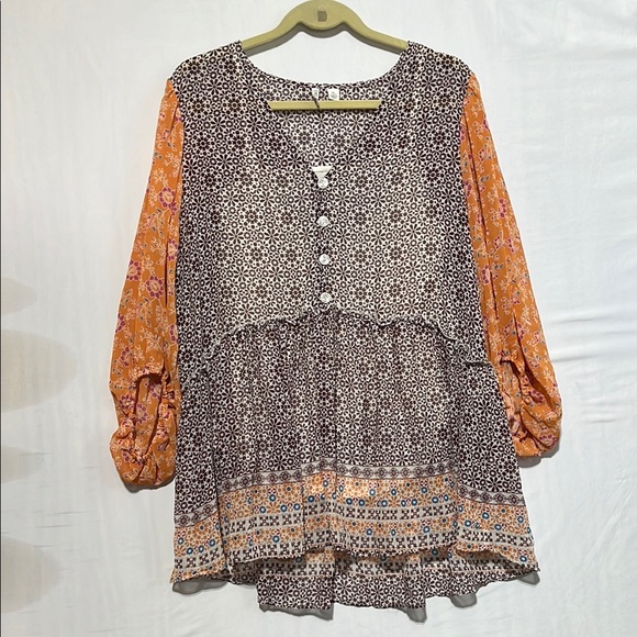 Cato | Tops | Cato Womens Xl Top Multicolor 0 Polyester | Poshmark